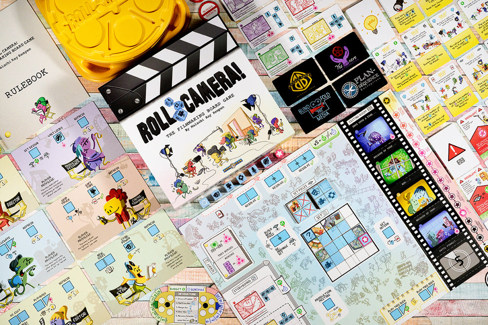 Buy Roll Camera! The Filmmaking Board Game – Keen Bean Studio